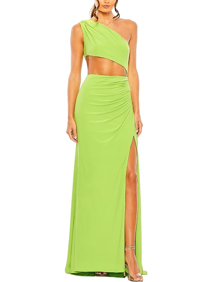 MAC DUGGAL Mac Duggal Cut Out One Shoulder Gown